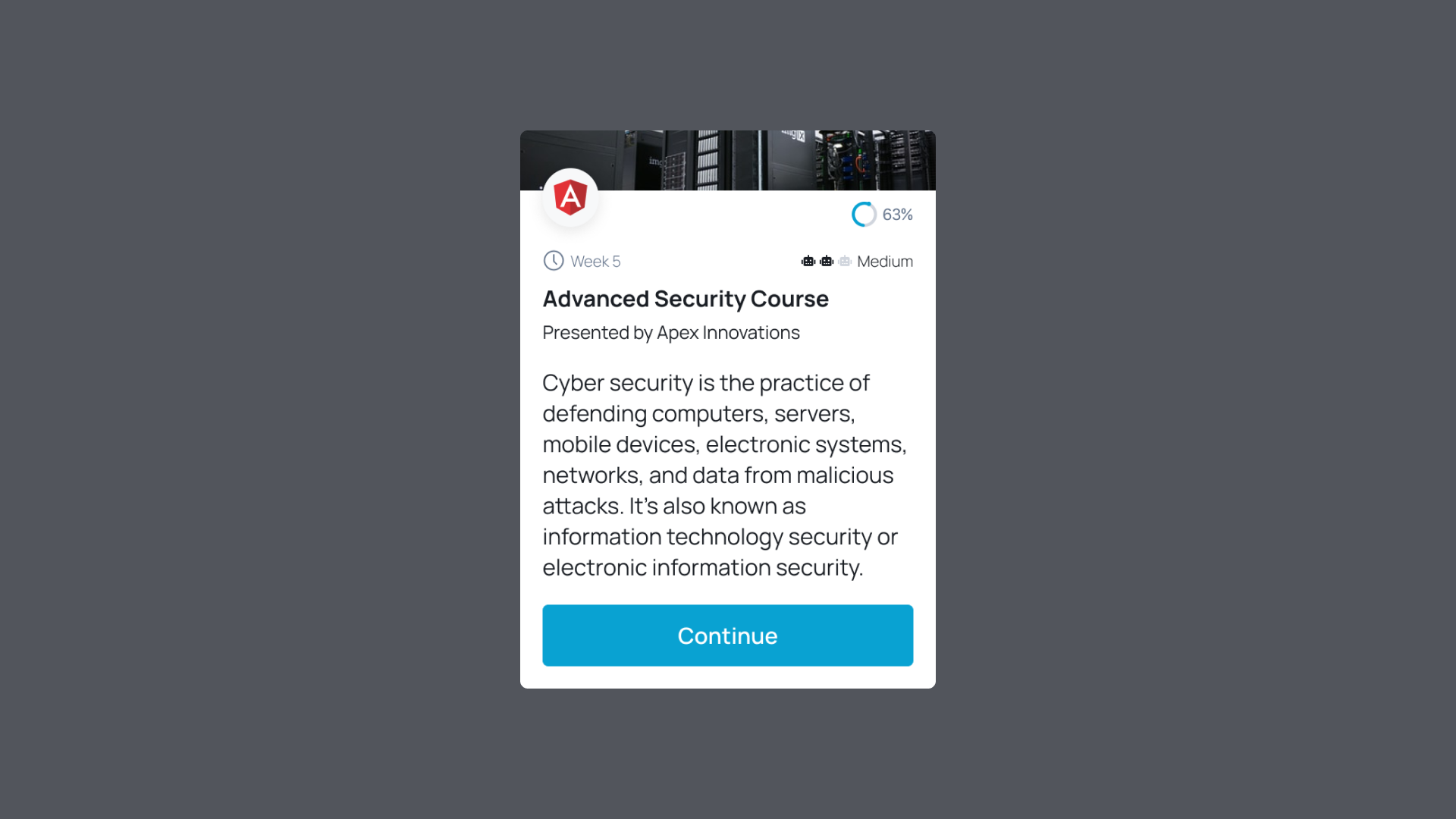 Webdevdaily Course Card Coding Challenge