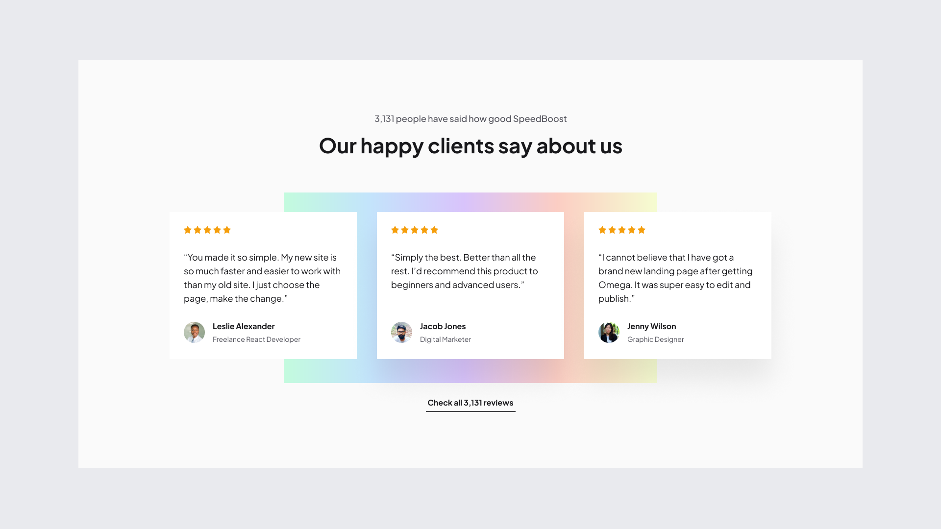 Webdevdaily Testimonial Section Coding Challenge